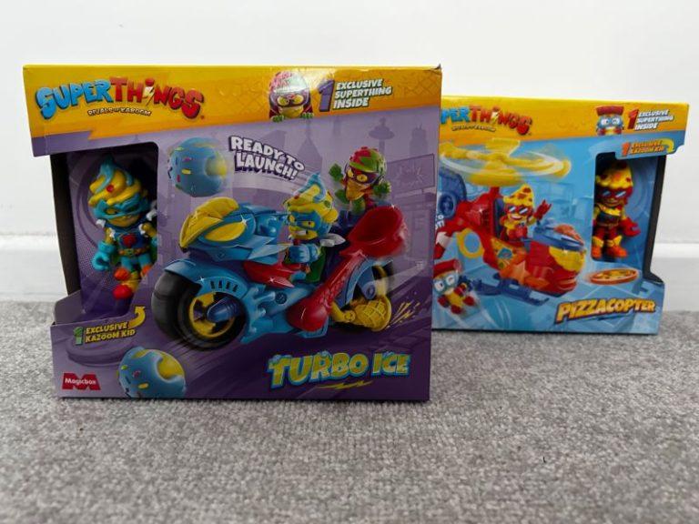 SuperThings Turbo Ice and Pizzacopter Toys ⋆ Jupiter & Dann