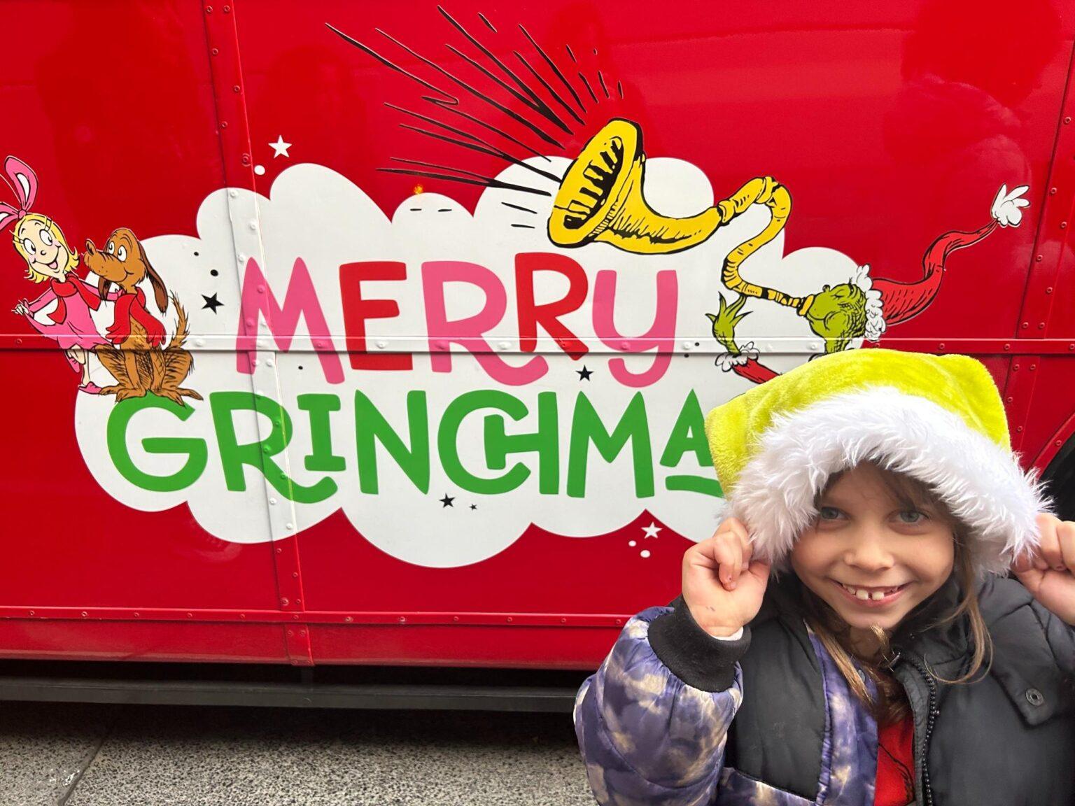 Afternoon Tea on the Grinchmas Bus with Outright Games ⋆ Jupiter & Dann