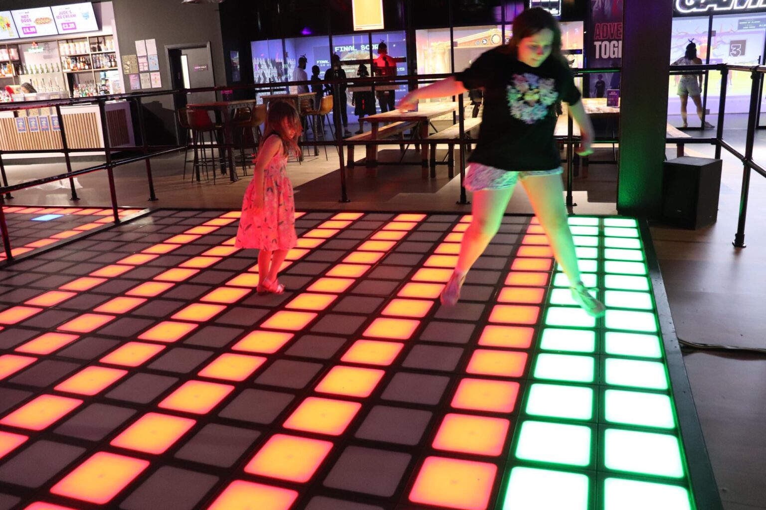 Playing Arcade Games at Gravity Max Stratford ⋆ Jupiter & Dann