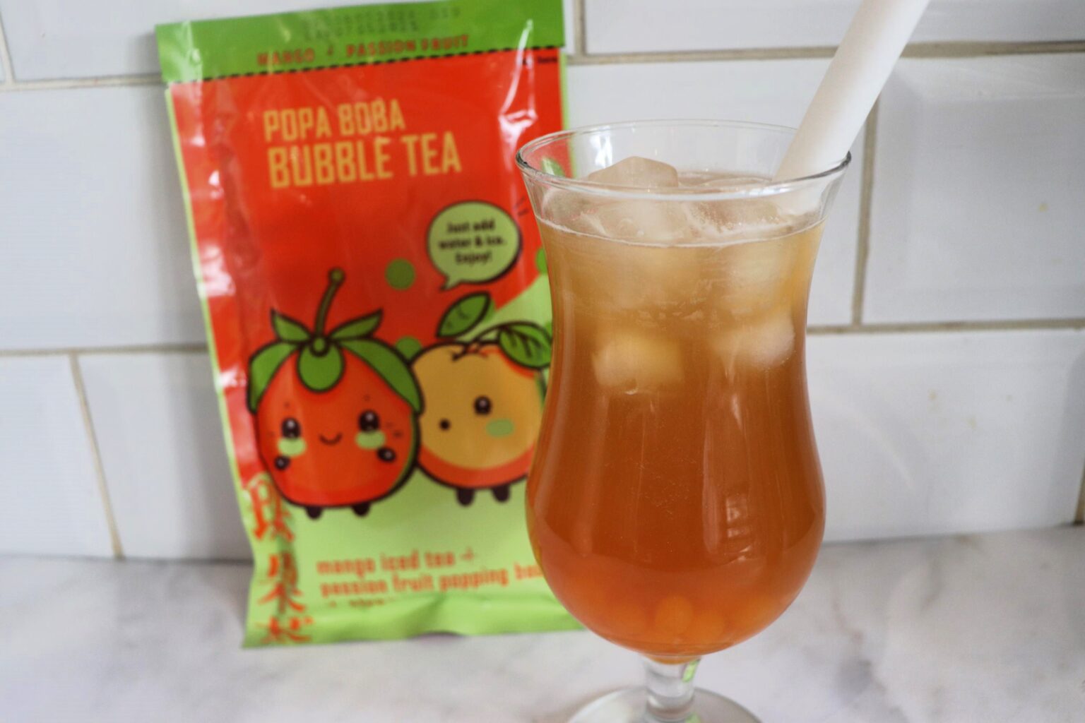 Popa Boba Mango & Passion Fruit Bubble Tea Kits - Easy Drink to Make ⋆ ...