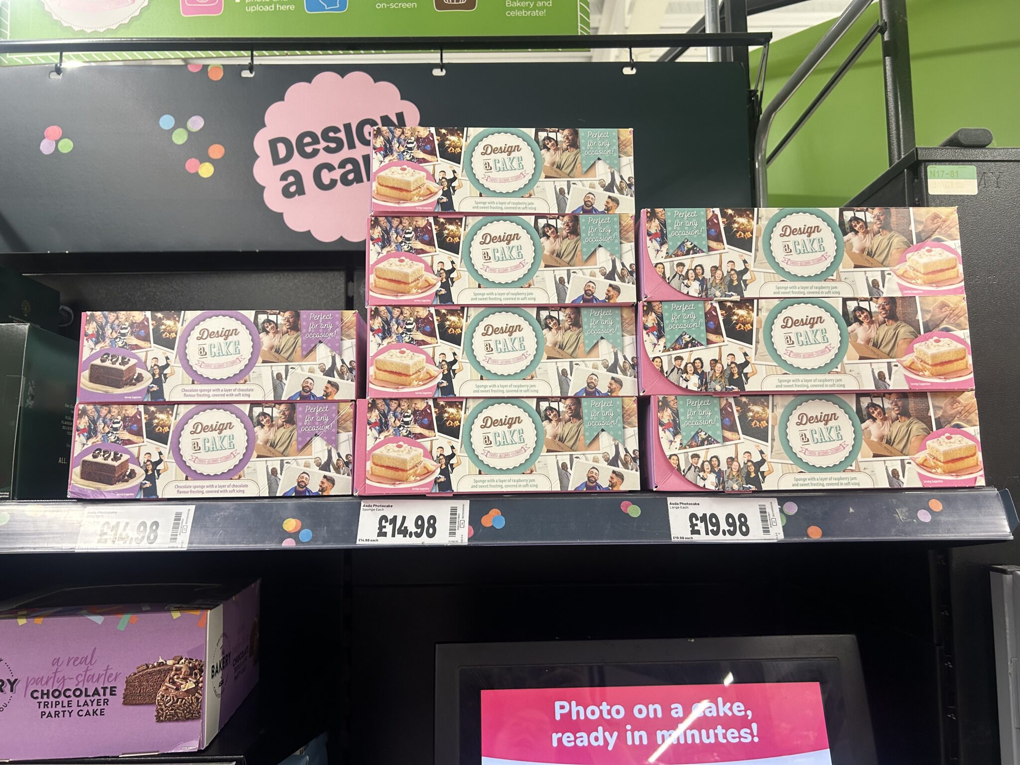 Big Day Cakes - Customisable Cakes at Asda ⋆ Jupiter & Dann